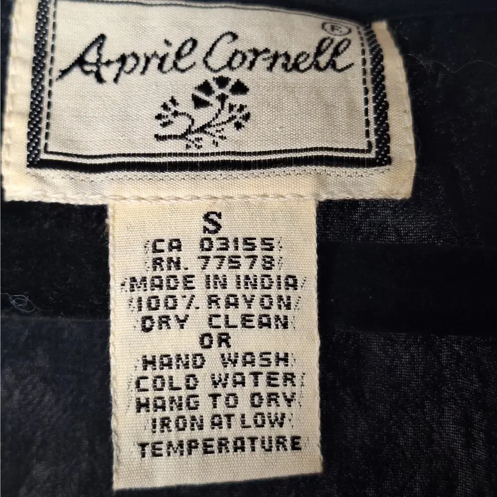 April Cornell | Dresses | Vintage 9s April Cornell Midi Dress Ditsy ...